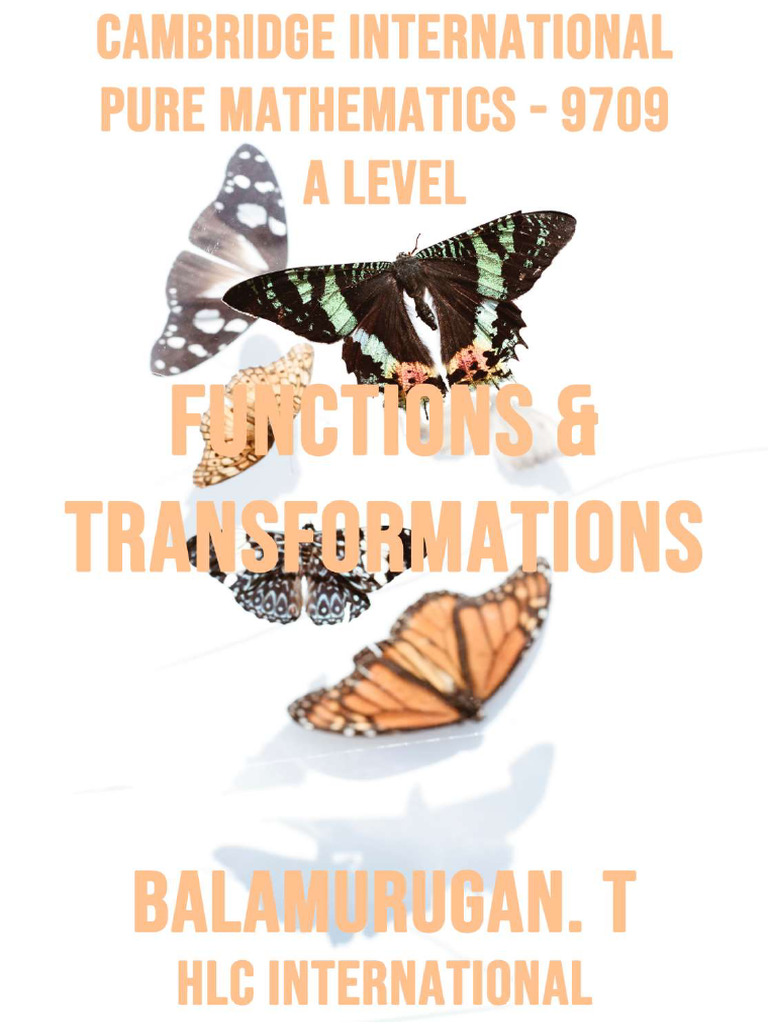 Module 1 - Functions and Transformations[164] | PDF | Function (Mathematics) | Factorization