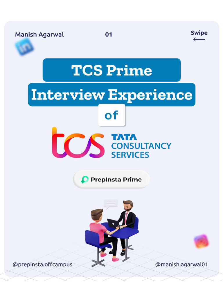 TCS Prime Interview Experience | PDF