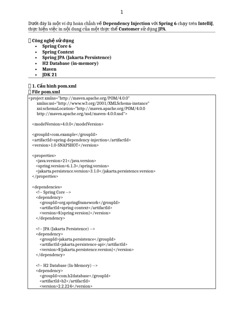 JPA Spring | PDF | Java (Programming Language) | Programming Paradigms