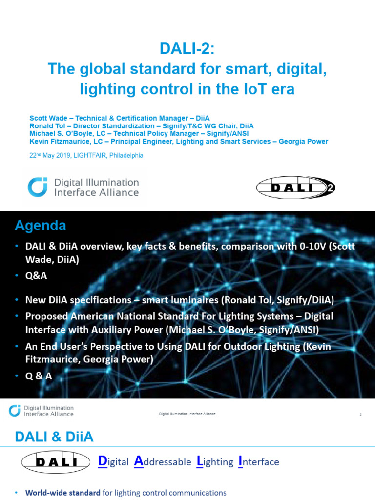 1905_diia-seminar-lfi-2019_scott-wade_ronald-tol | PDF | Manufactured Goods | Electrical Engineering