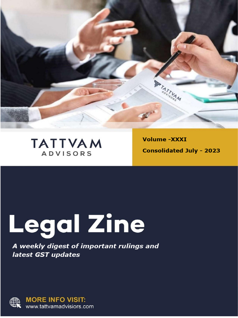 A Weekly Digest of Important Rulings and Latest GST Updates: Volume ...