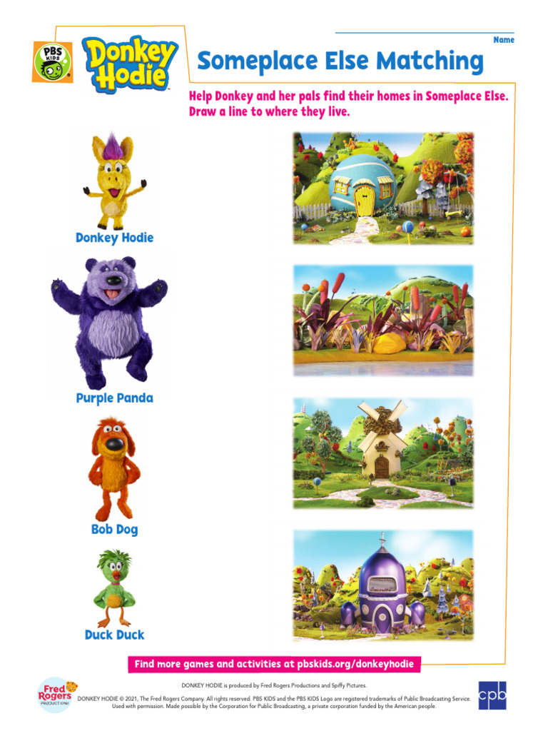 DH-Matching-activity Color English PBS-2 | PDF