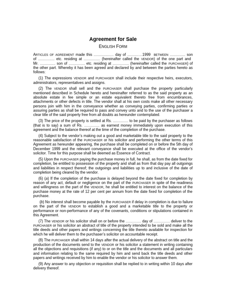 Chapter 49 - Forms-Sales | PDF | Assignment (Law) | Conveyancing