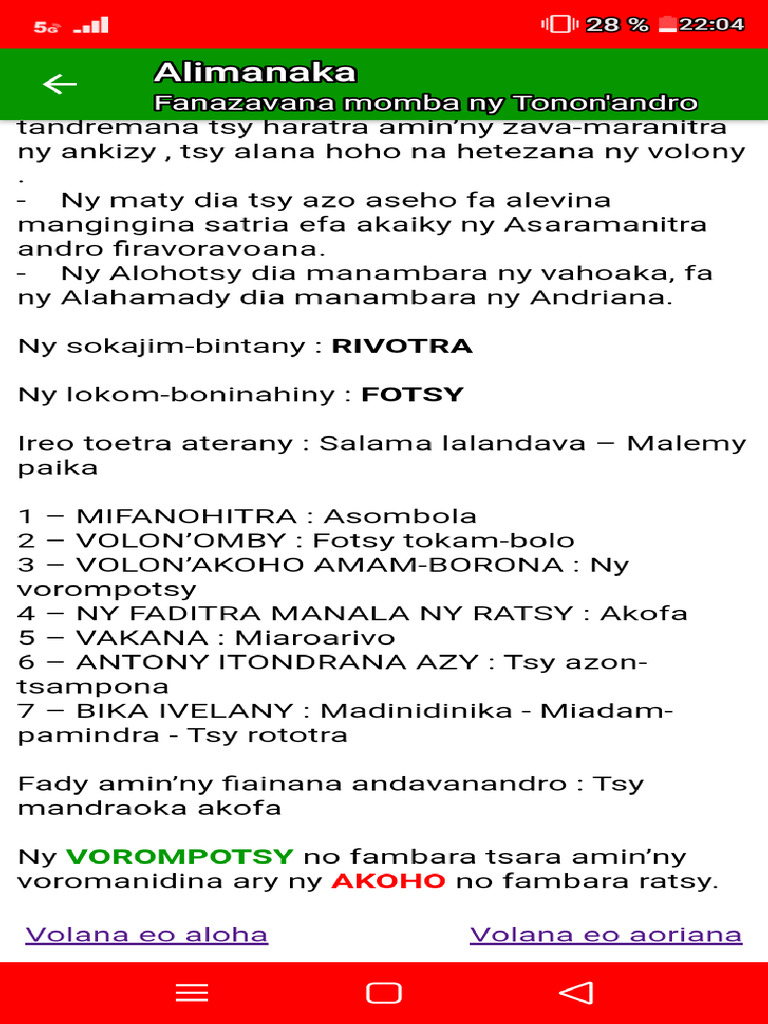 Vintana Malagasy | PDF