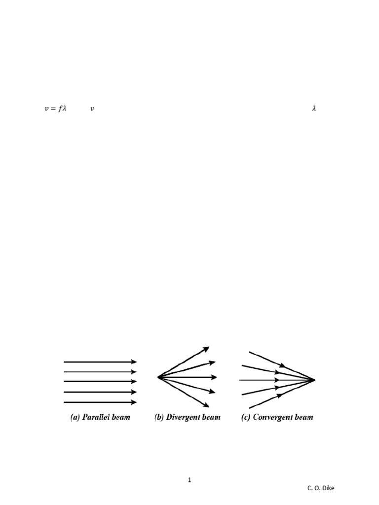 PHY 002 Lecture Note 8 - Optics-Chapter 8-1 | PDF | Reflection (Physics) | Refraction