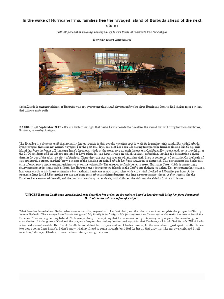 Geography Assignment Article Evidence | PDF | British Virgin Islands ...