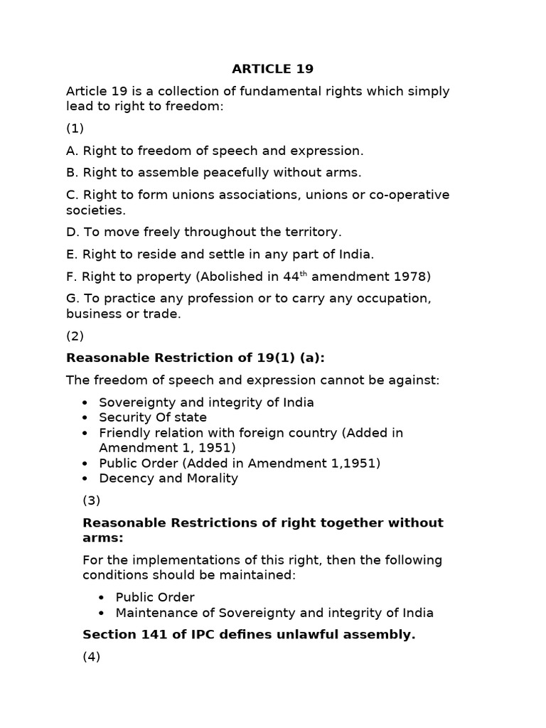 20 and 19 Article With Case Laws. | PDF | Common Law | Justice