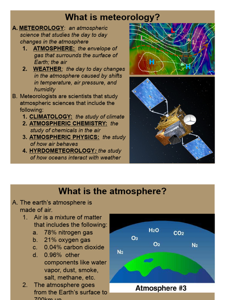 5 6 Meteorology Notes Slides 1 To 11 | PDF | Atmosphere Of Earth ...