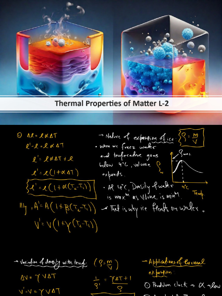 Science and Fun Thermal Properties of Matter Notes | PDF