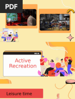 Active and Passive Recreational Activities | PDF | Physical Fitness ...