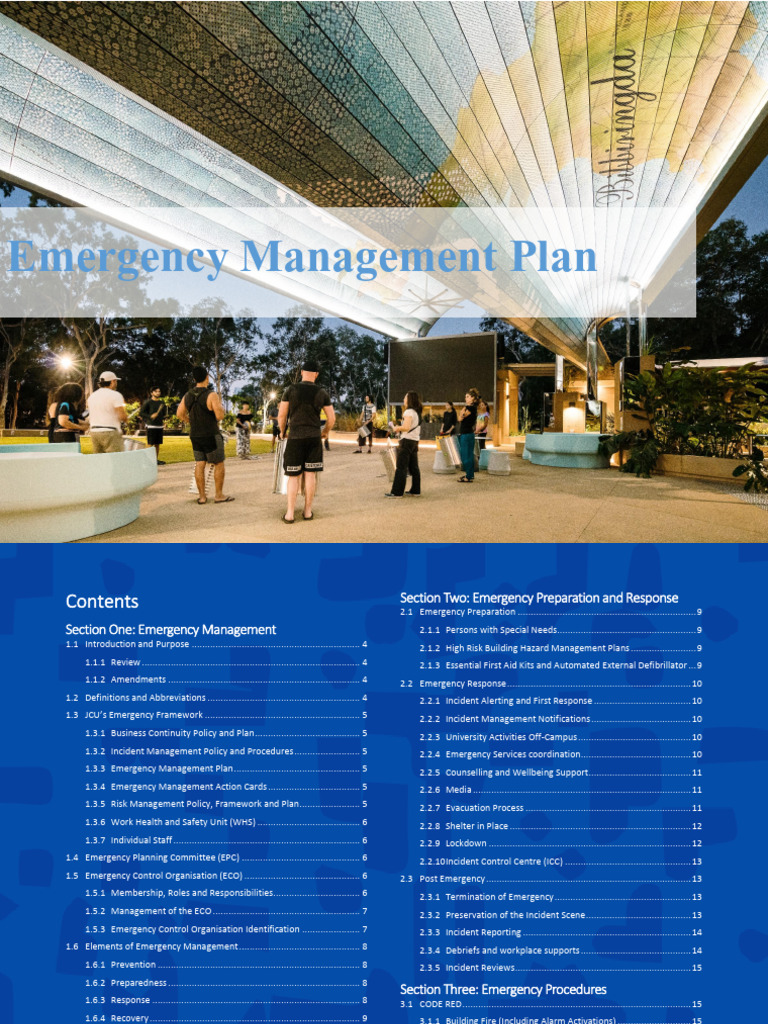 Emergency Management Plan | PDF | Emergency Management | Emergency