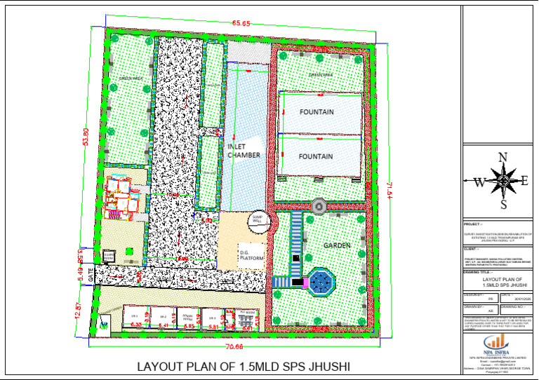 SPS - Jhunsi - 3-Model-5-17-01-25 (1) - LAYOUT PLAN | PDF