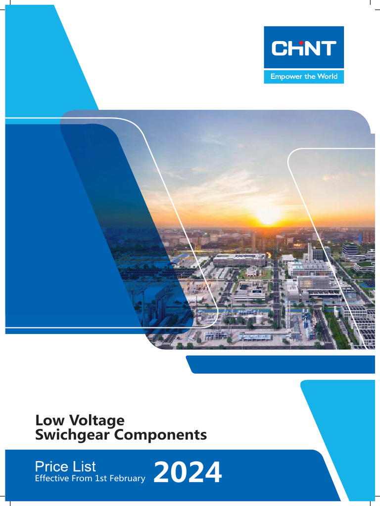 CHINT India Pricelist 2024 Dated 15.02.2024 | PDF | Switch | Fuse ...