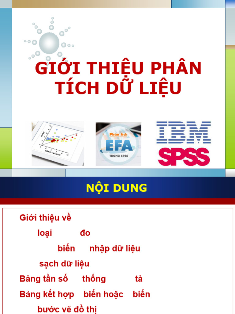 2 PPNCKH - Gioi Thieu Ve Phan Tich DL | PDF