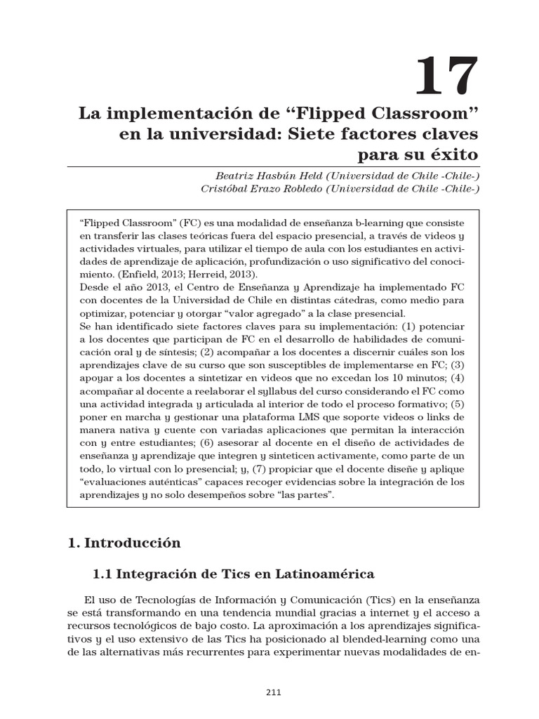 Clase Invertida | PDF | Enseñando | Maestros