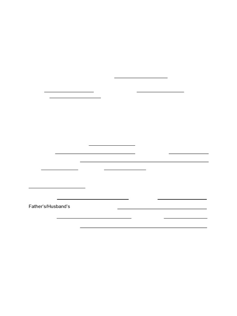 Declaration Form - Farrukh Aftab - CLO Post | PDF