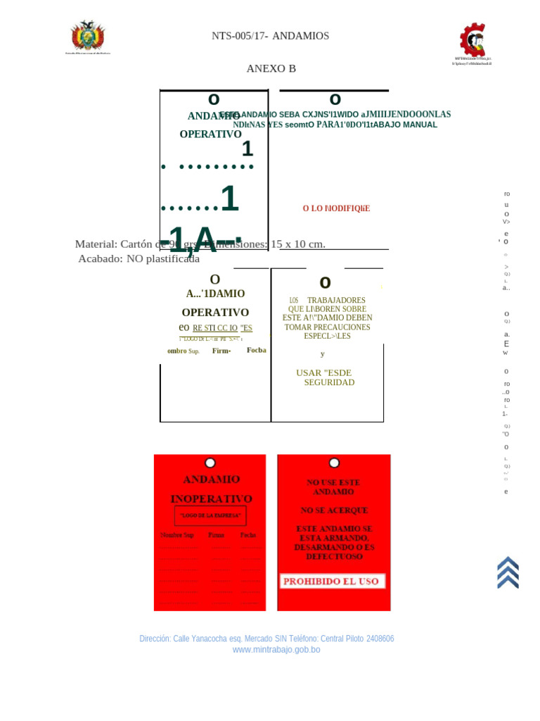 Precauciones en Andamios Focba | PDF