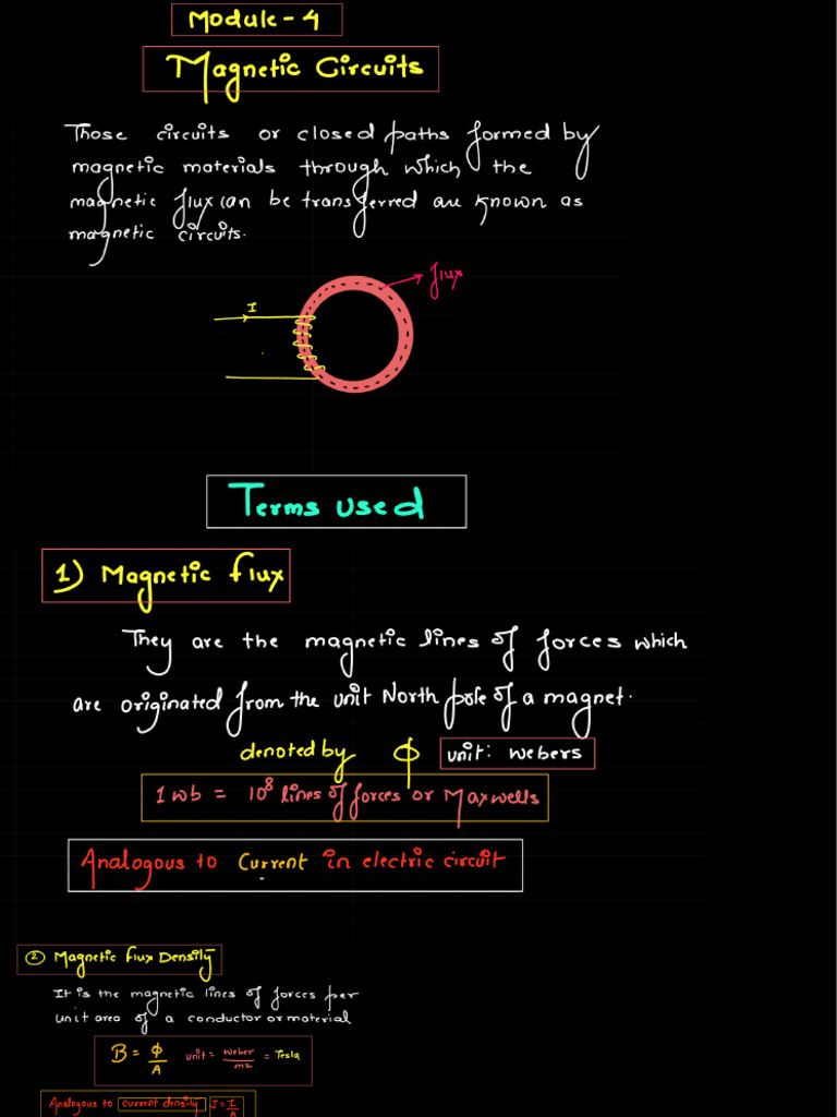 Introduction To Magnetic Circuits PDF