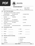 Grade 1 - Computer - CH 4 - Revision Worksheet | PDF