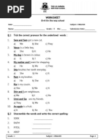 Grade-1 Computer Worksheet Revision Worksheet | PDF