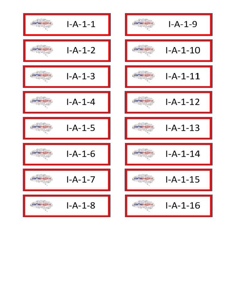 Stiker Label Map-1 | PDF