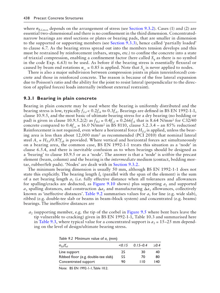 Precast Concrete Bearing Design Guide | PDF | Beam (Structure) | Concrete