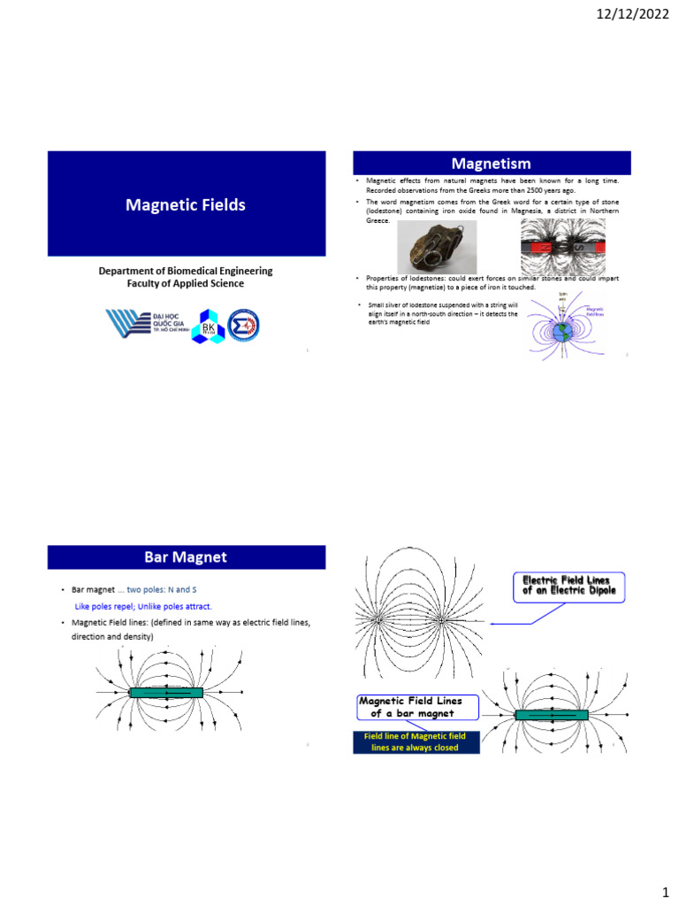 Lecture 9 Magnetic Field Pdf Magnetism Ferromagnetism