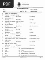 Grade-1 Computer Worksheet Revision Worksheet | PDF