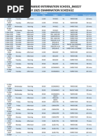 IBDP - Exam Schedule May2026 - Maziha - Sheet1 | PDF