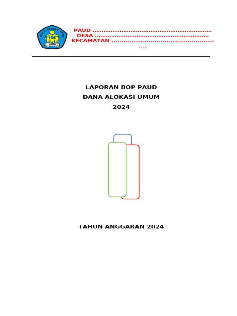 Laporan Bop Paud Apbd | PDF