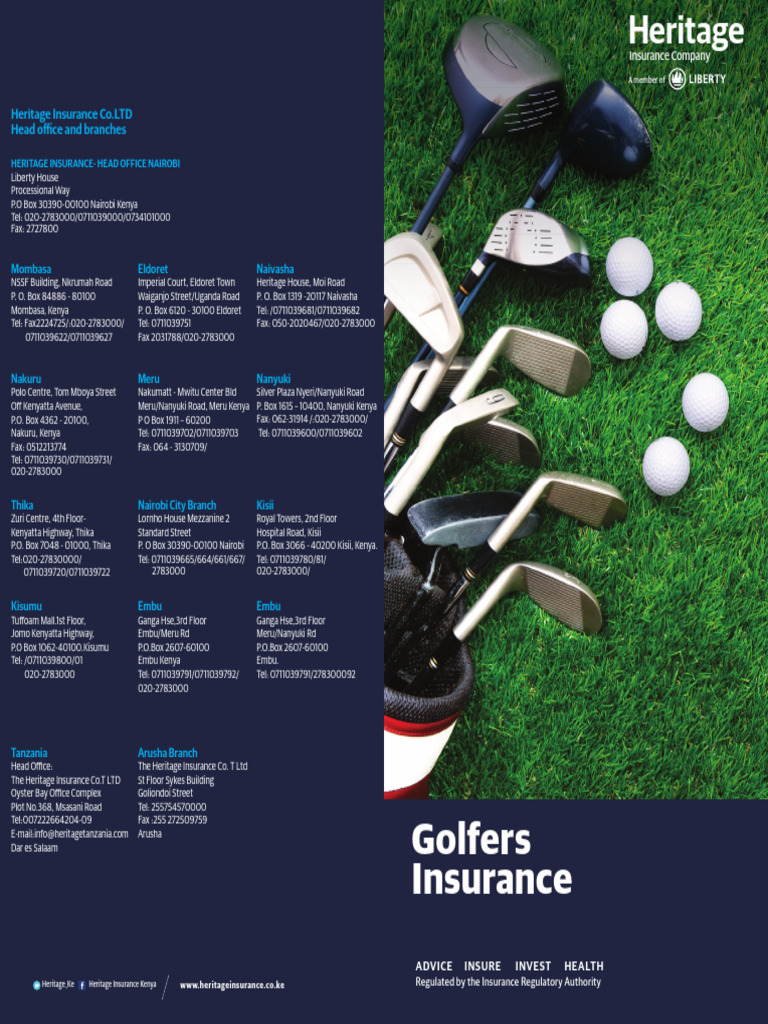 Golfers Insurance | PDF | Nairobi | Kenya