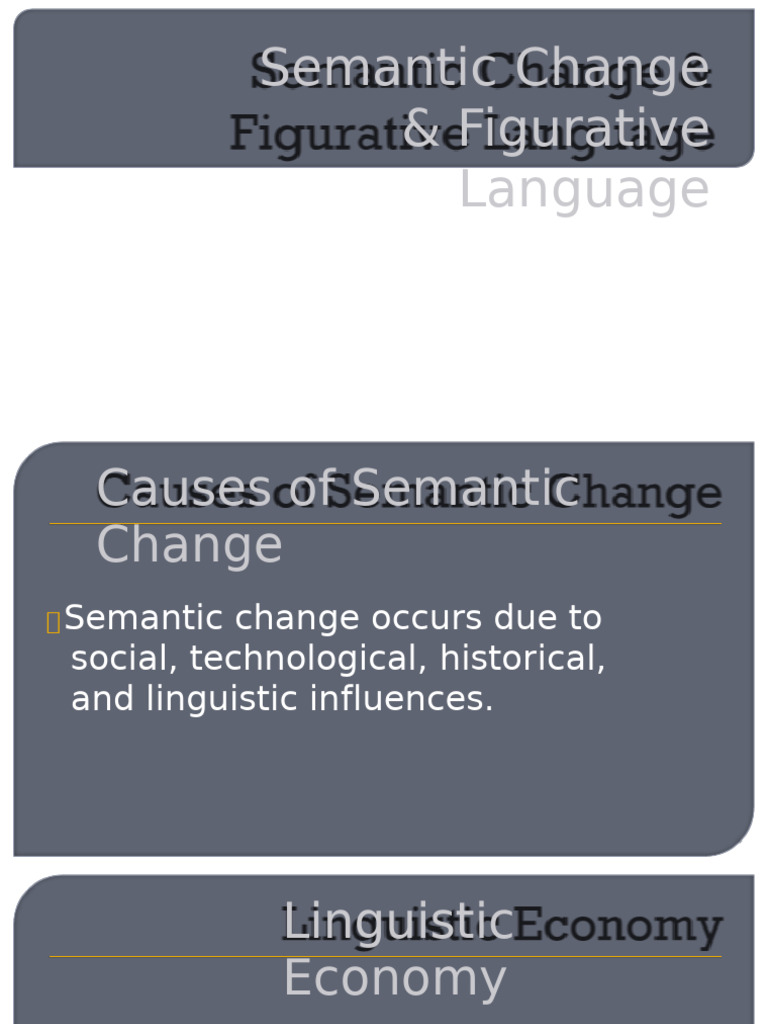 6 Semantic_Change_and_Figurative_Language | PDF | Semantics | Semiotics