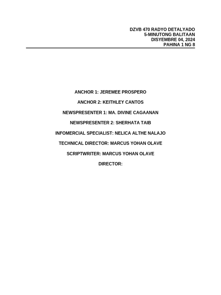 Official-Script-Radio-Broad-English 3 | PDF