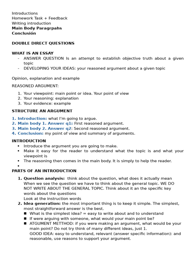 IELTS Essay Masterclass - Lesson 1 | PDF