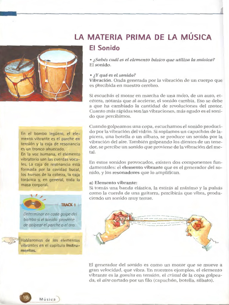 Materia Prima de la Música: Sonido | PDF | Sonido | Oído