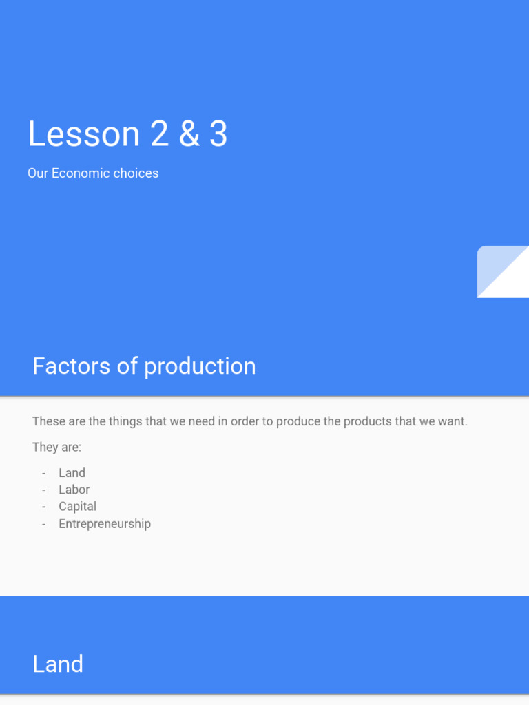 Economics: Summary Lesson 2 & 3 | PDF | Labour Economics | Human Capital