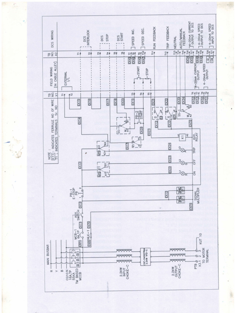 VFD Control Drawing - Designed by Shree Krupa Automation - For CRC | PDF