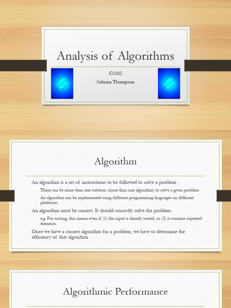 Ch1. Analysis of Algorithms | PDF | Algorithms | Computer Programming