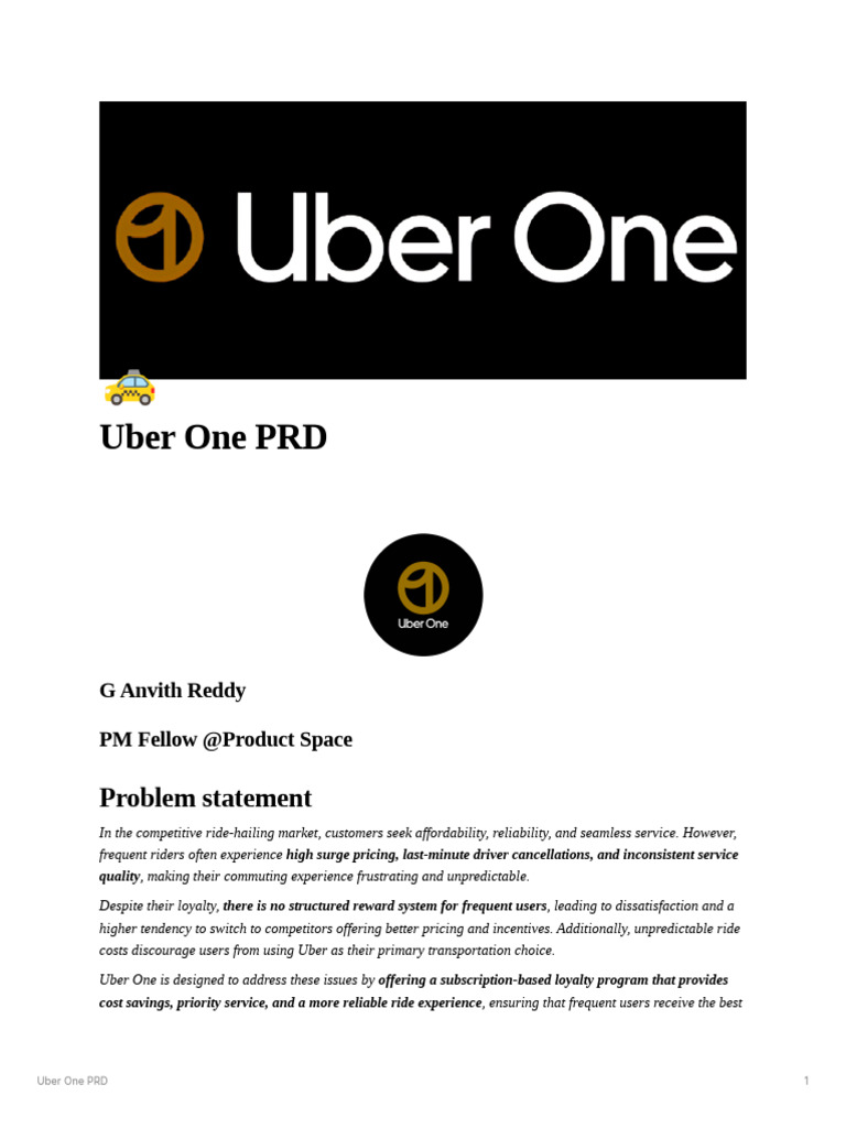 PRD Assignment - Product Space Top Performer-1 | PDF | Pricing ...