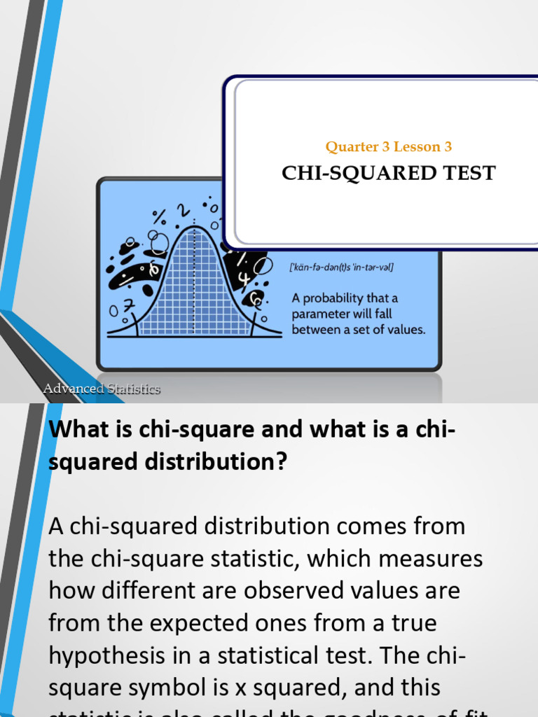 Understanding Chi-Squared Distribution | PDF | Chi Squared Test | Chi ...