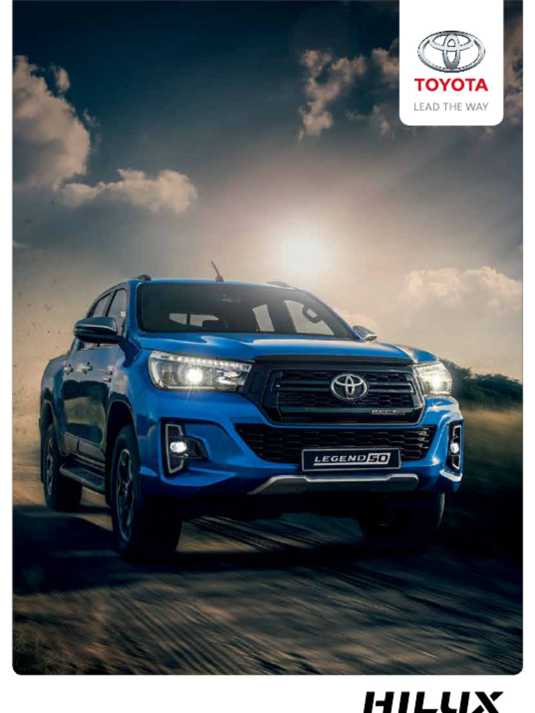 Hilux Legend 50 Brochure 2019 1 | PDF | Seat Belt | Anti Lock Braking ...