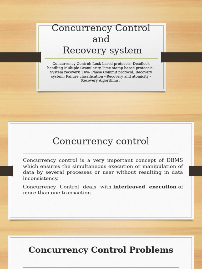 Concurrency Control | PDF | Database Transaction | Information Retrieval