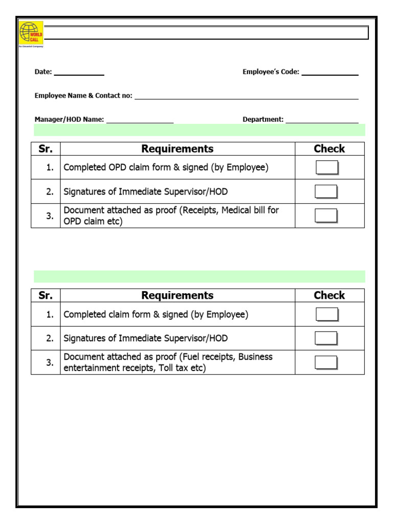 Resign Check List | PDF