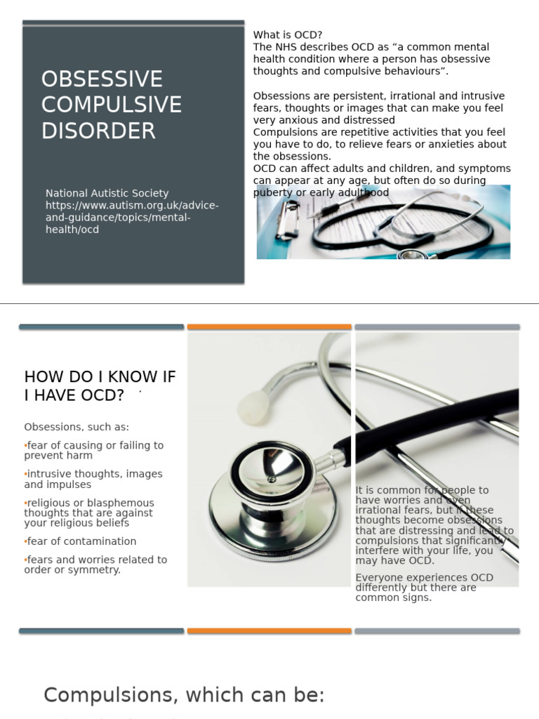 Obsessive Compulsive Disorder SPED | PDF | Obsessive–Compulsive Disorder | Antidepressant