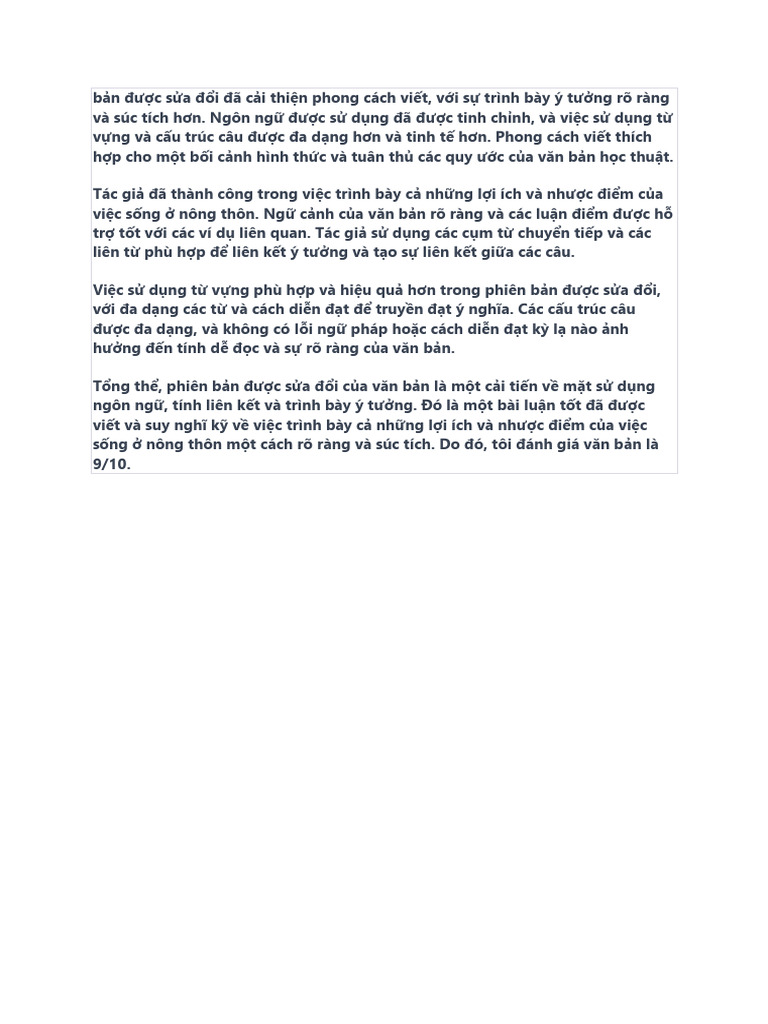 Advantage 0 Disadvantages Living in Countryside | PDF