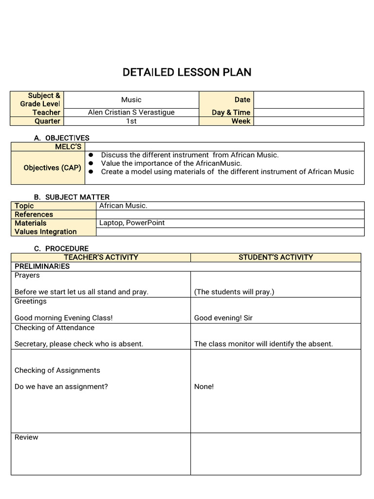 Afro-American-Music-Detailed-Lp.Alen | PDF | String Instruments ...