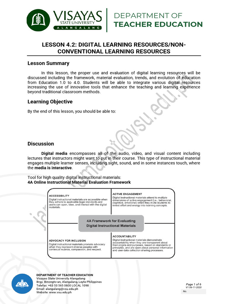 Digital Learning Resources in Education | PDF | Learning | Augmented ...