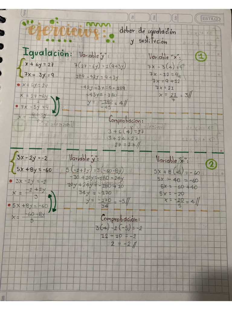 Actividad de Matemática 2 | PDF