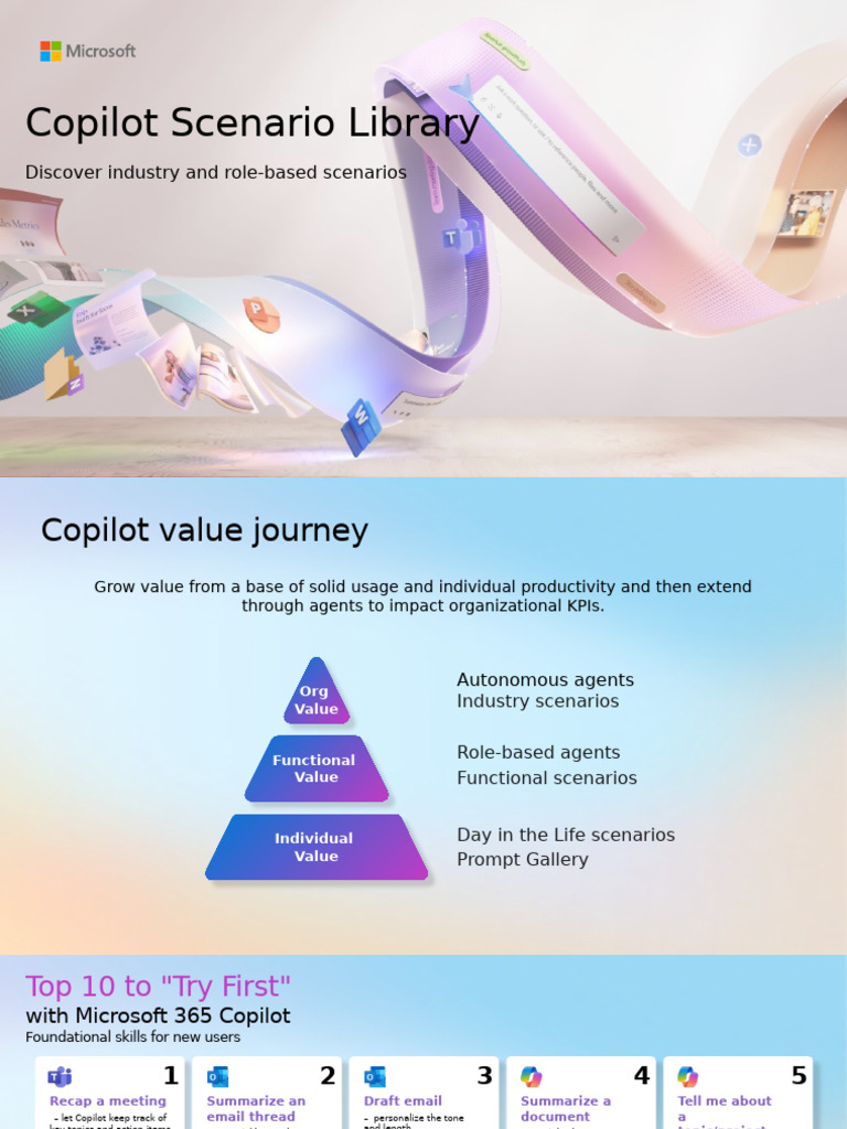 Microsoft Copilot Scenarios For Healthcare | PDF | Clinical Trial | Microsoft