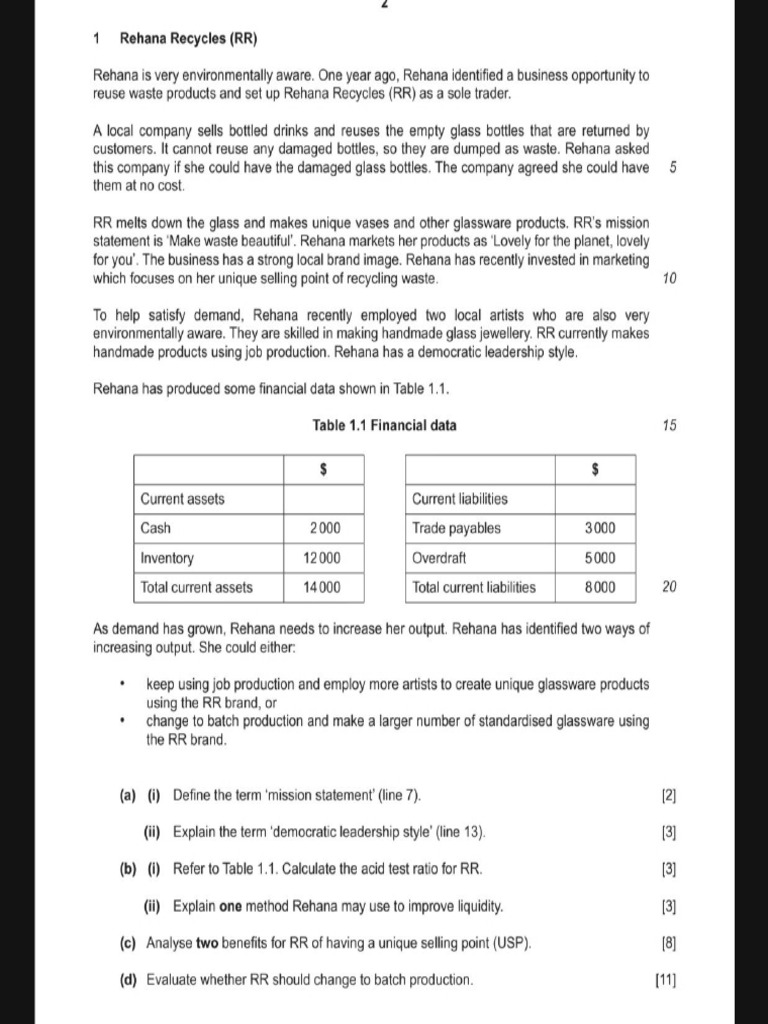 As level bs paper 2 | PDF